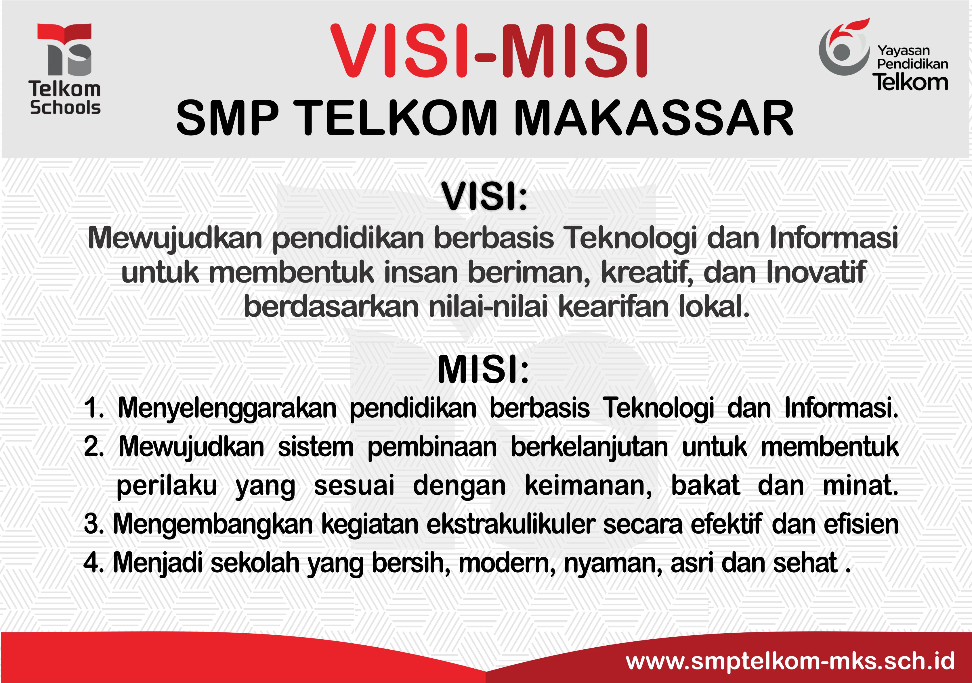 Visi & Misi - SMP Telkom Makassar